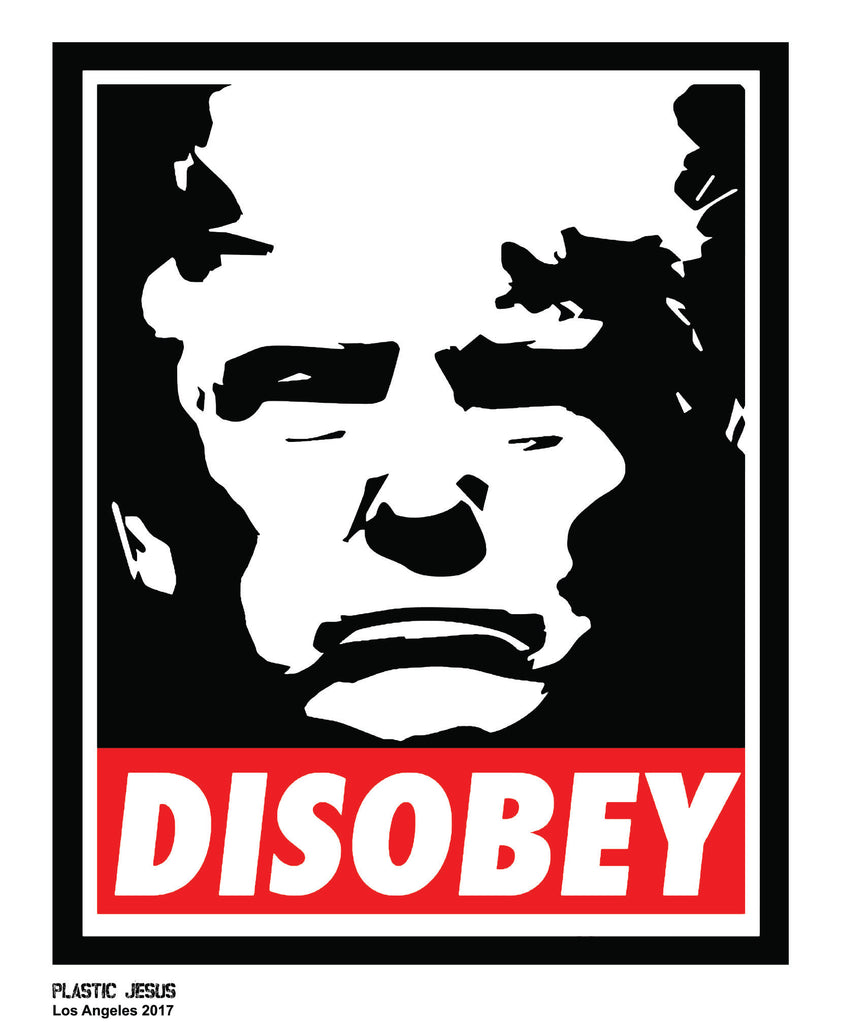 Disobey limited edition screen print